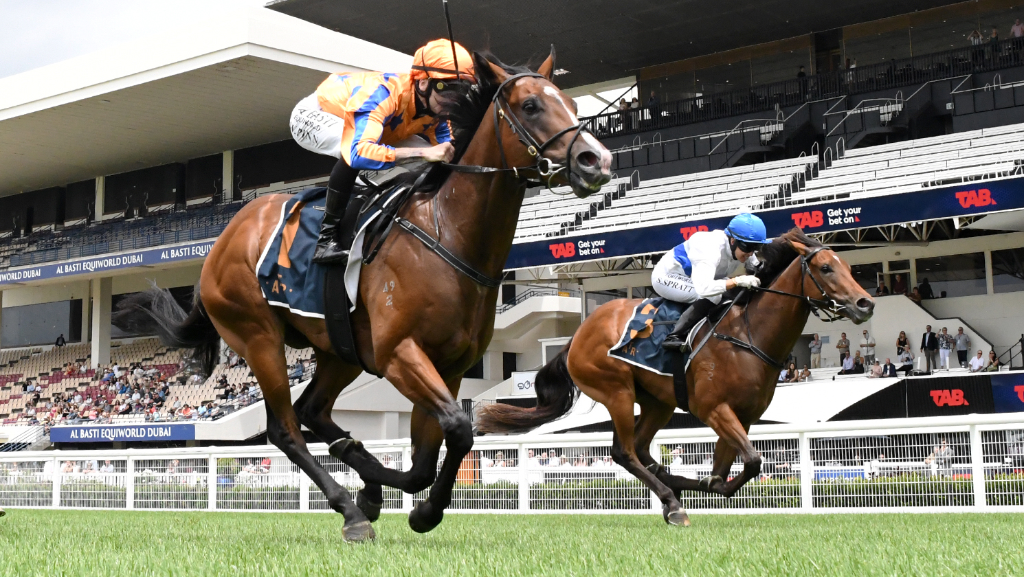 Unbeaten colt conquers Group Three