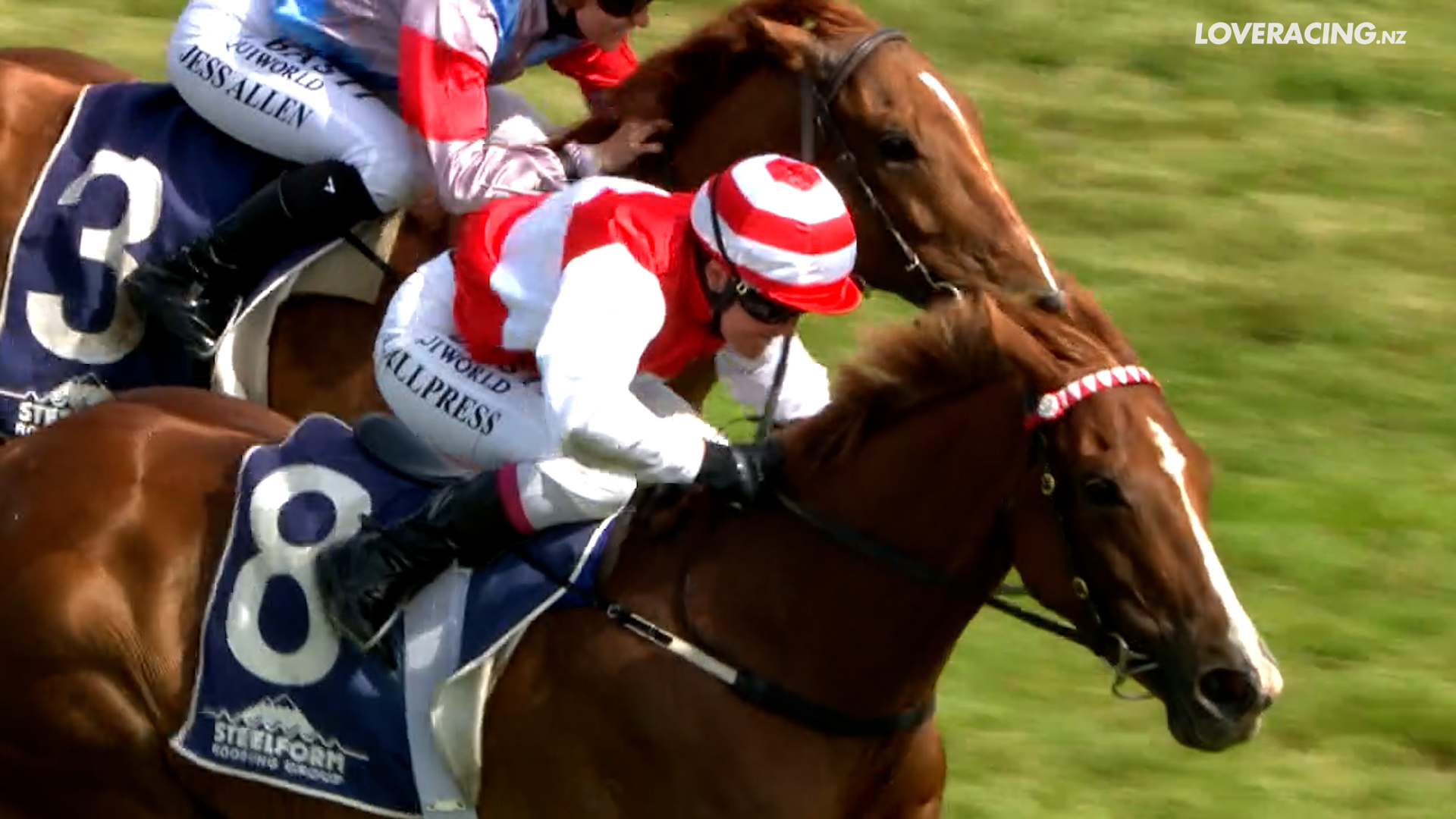 Kelly Coe lands the Listed Wanganui Cup