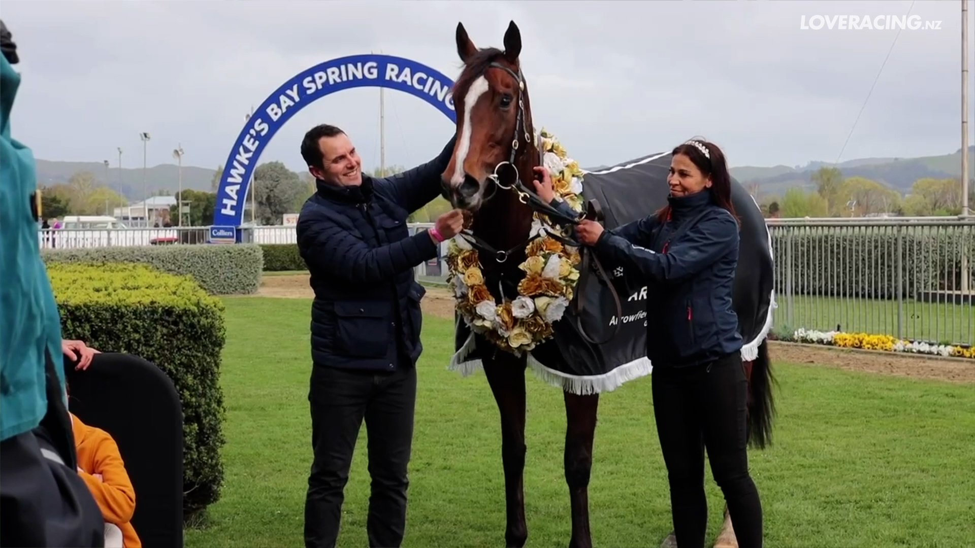 Rodney Schick reaction to Mustang Valley winning Arrowfield Stud Plate