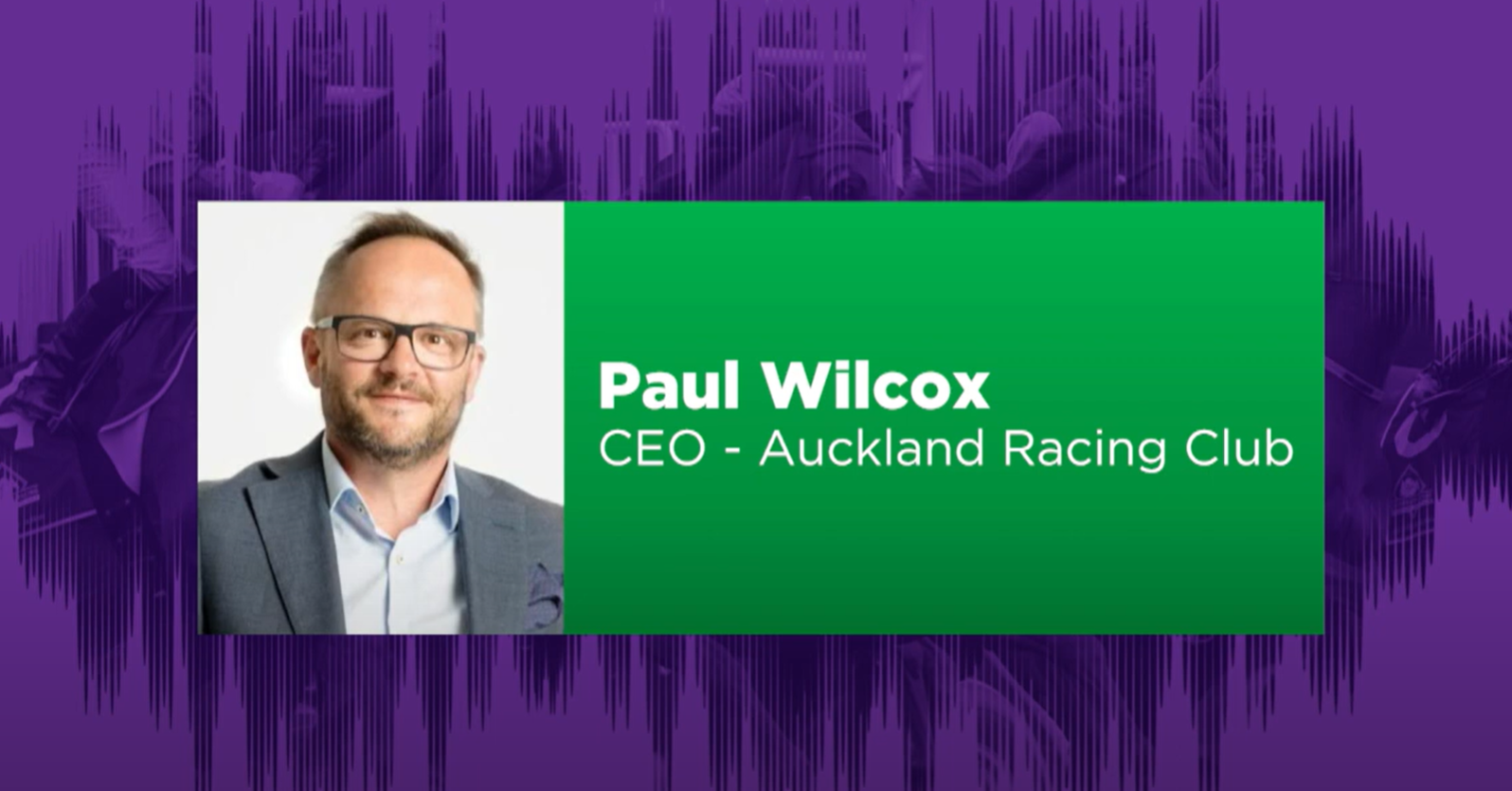 Paul Wilcox on the Ellerslie track remedial work