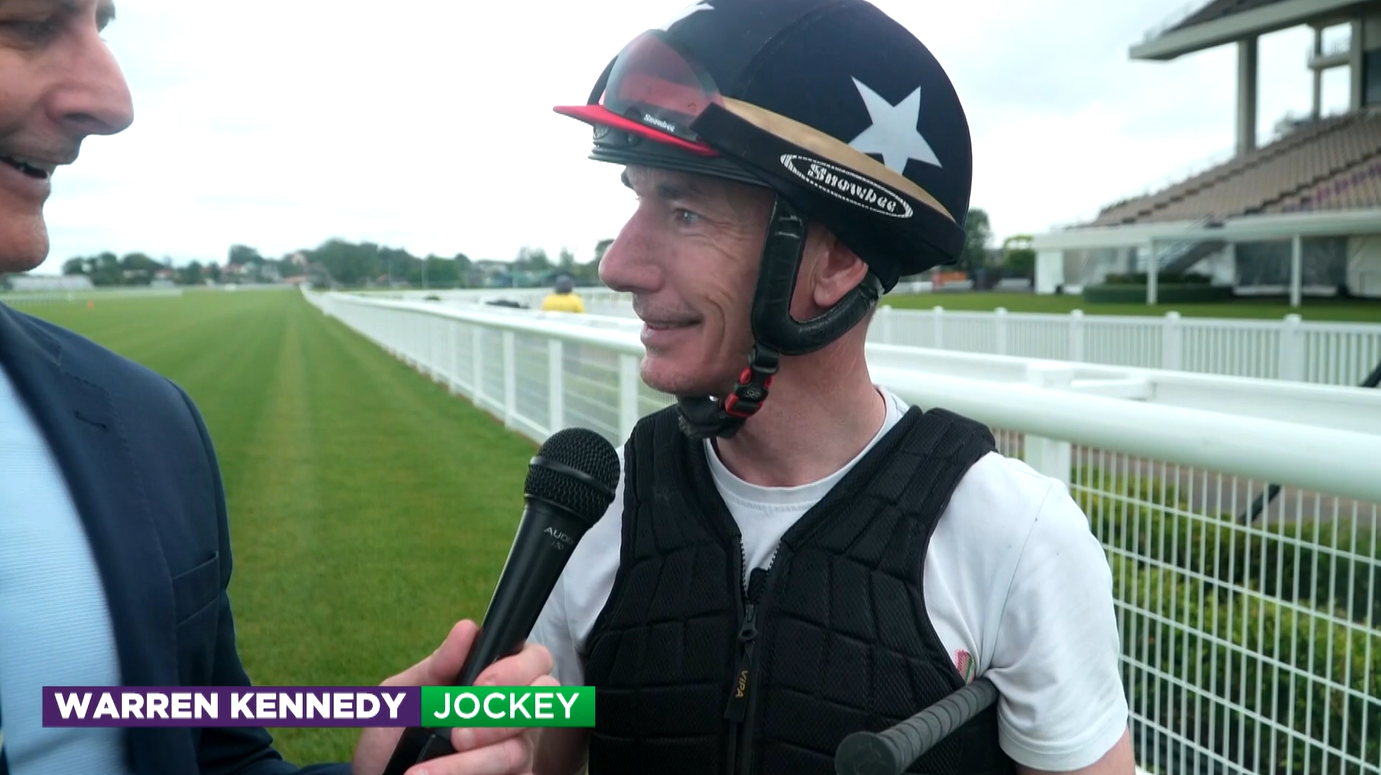 Weigh In - Warren Kennedy on the StrathAyr track